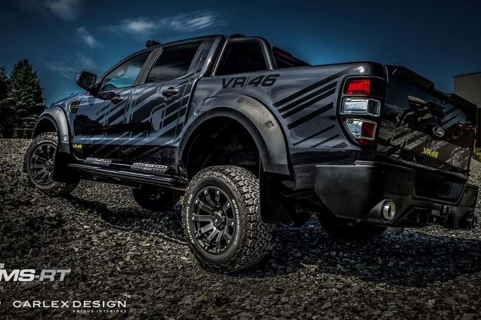 Ford Ranger VR46: "monstro" de homenagem a Valentino Rossi ...
