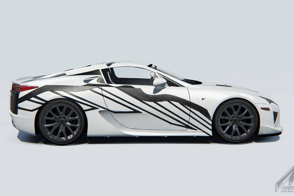 Lexus LFA virou “art car” pela mão de artista português - Actualidade ...
