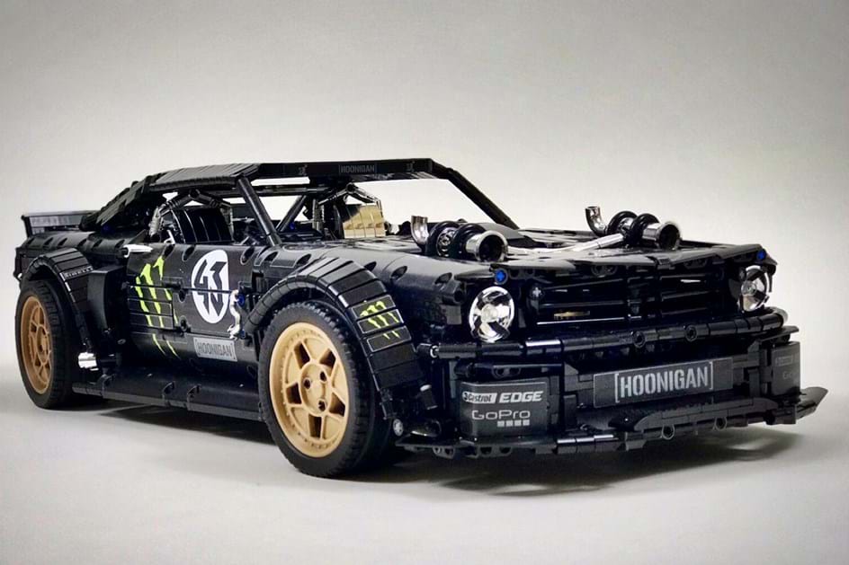 Mustang Hoonicorn de Ken Block construído em LEGO por um fã ...