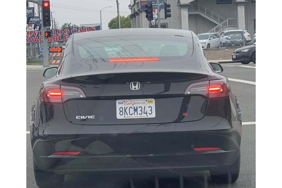 Tesla Civic 3 ou Honda Model 3? Nunca vimos nada assim! - Tome Nota ...