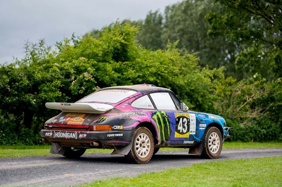 Não foi barato: Ken Block vende Porsche 911 SC Safari todo artilhado ...