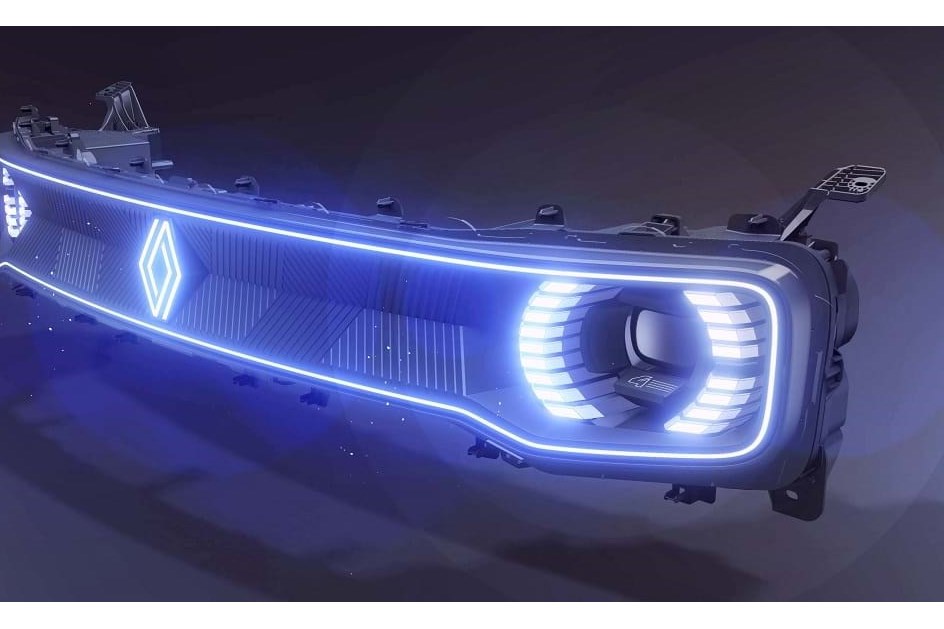 R4 E-Tech Electric é o primeiro Renault com grelha retroiluminada ...